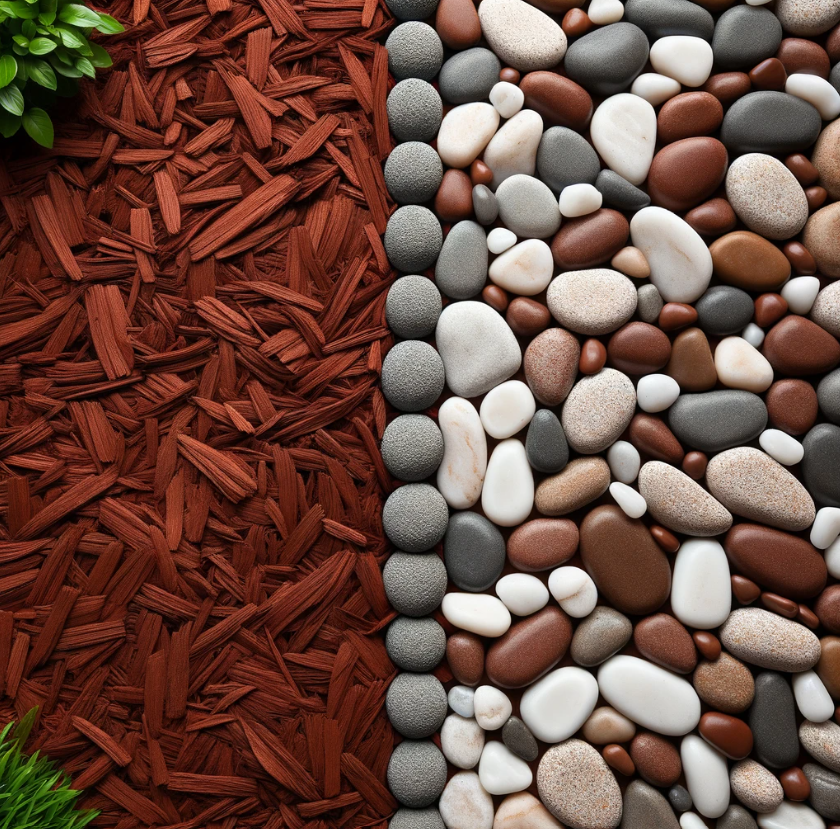 Rocks and Pebbles vs Mulch - Daisy's Garden Supplies